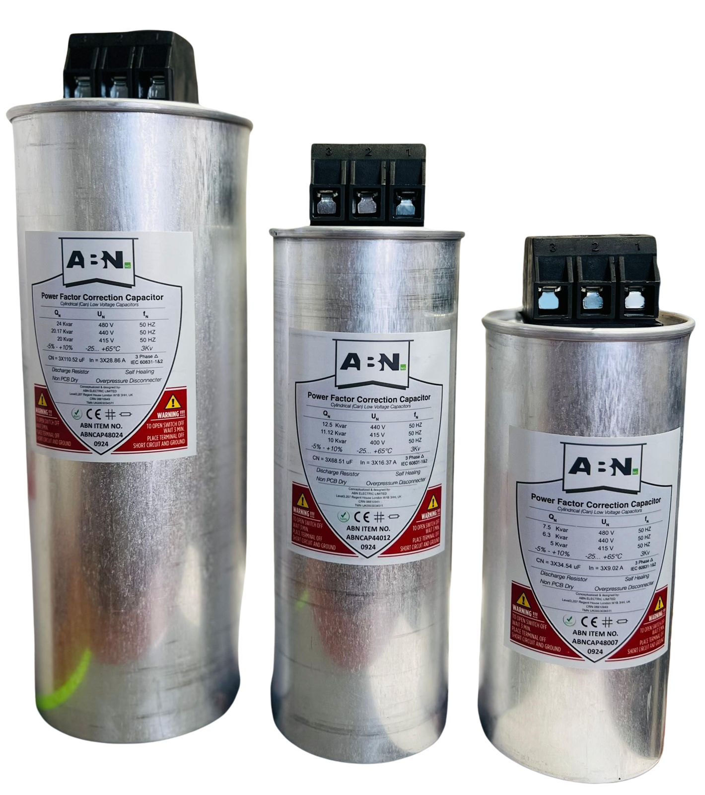 LV Three Phase Capacitors - Abn Electric
